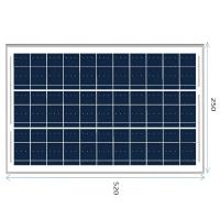 China 20W High Efficiency Outdoor Solar Panel N-Type Topcon HJT Polycrystalline Silicon IBC PET for sale