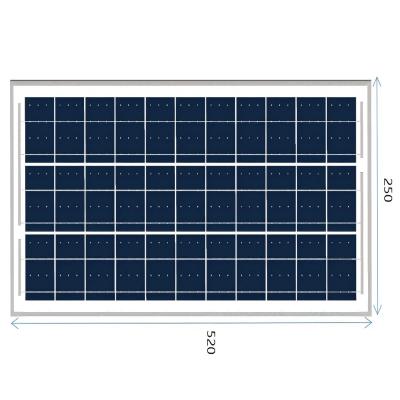 China 20W High Efficiency Outdoor Solar Panel N-Type Topcon HJT Polycrystalline Silicon IBC PET for sale