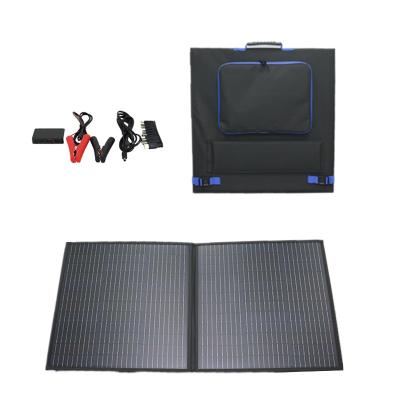 China Portable 60W Monocrystalline Solar Panel Foldable Outdoor Charger with 5V MPPT Controller for sale