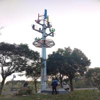 China Hybrid VAWT Solar Wind Power System 5kW Efficient Wind Solar Generator Station for sale