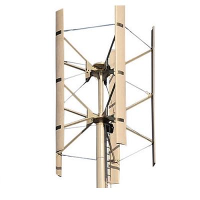 China 50kW Hybrid Solar Wind Power System 5000W Rated Power Vertical Axis Wind Turbine Home Use for sale