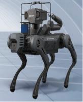 China GR2 AI Smart Quadruped Robot for Security Patrol Inspection Rescue Commercial Delivery 50kg Load for sale
