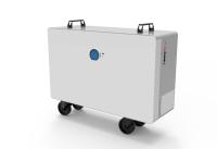 China Dual Use Wall Mounted / Mobile Rolling Lithium Iron Phosphate Battery 48V 51.2V 100Ah 200Ah Home Solar Energy Storage System With LED SOC Display BMS Protection for sale