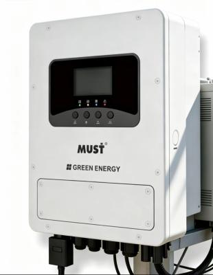 China MUST PV9000 HM Series Single‑Phase Off‑Grid Solar Inverter 3.6‑12KW IP65 WiFi 4.3‑Inch Touch LCD 48V Battery Up To 16 Units Parallel For Home Solar Energy Storage for sale