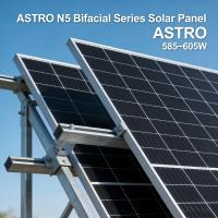 China ASTRO N5 CHSM72N(DG)/F-BH Bifacial Series 585W-605W N-type TOPCon 4.0 SMBB Solar Panels TUV UL Certified IP68 Efficiency for sale
