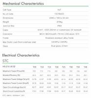 China Himalaya G12 HJT Bifacial Double Glass Solar Panel 705W‑740W 132 Half‑Cell PV Module 23.7% Efficiency For Commercial Utility Solar Project for sale