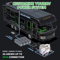 China 12.8V LiFePO4 Power Battery (100Ah-400Ah) | 1280Wh-5120Wh, 20A-100A Charge, 250A Max Output | BMS, IP65, Pure Sine Wave | RV, Solar, Off-Grid Backup | Parallel/Series Ready for sale