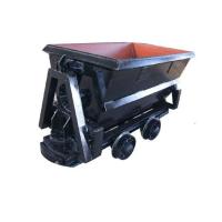 China Tipping Type Mine CAR, Mining Dump Cart, Ore Coal Stone Transport Wagon, Manual Unloading Mine Car, Roller Bearing Wheelset, Sturdy Durable Site Cart, Easy Open Stop Plate Dump Car for sale