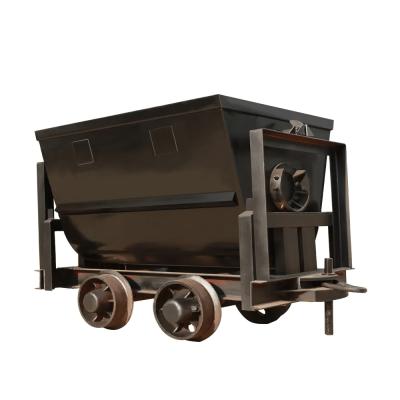 China Tipping Type Mine CAR, Mining Dump Cart, Ore Coal Stone Transport Wagon, Manual Unloading Mine Car, Roller Bearing Wheelset, Sturdy Durable Site Cart, Easy Open Stop Plate Dump Car for sale