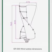China Advanced 300W Dynamic Spiral Wind Generator System designed for Solar-Wind Hybrid Street Lights and Signal Base Power Stations. This high-efficiency renewable energy solution ensures reliable, off-gri for sale