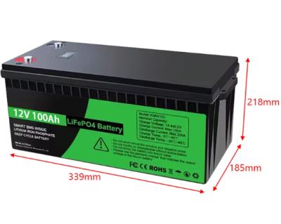 China 12.8V LiFePO4 Lithium Battery 12V 400Ah 600Ah 800Ah 900Ah 1200Ah Built-in BMS IP65 Solar Energy Storage Battery for sale