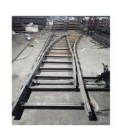 China Single Turnout, Railway Turnout Switch, Left-hand & Right-hand Turnout, Frog Number Track Branching Equipments, Railroad Train Track Diverging, Heavy Duty Industrial Rail Transport for sale