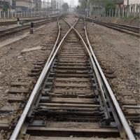 China Single Turnout, Railway Turnout Switch, Left-hand & Right-hand Turnout, Frog Number Track Branching Equipments, Railroad Train Track Diverging, Heavy Duty Industrial Rail Transport for sale