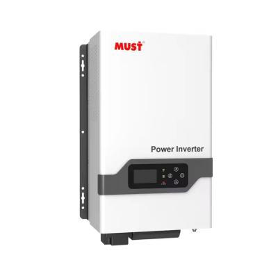 China MUST EP3300 TLV Series 1-6kW Off-Grid Hybrid Solar Inverter AC110V/220V Pure Sine Wave WIFI BMS CAN Communication for Lead-Acid Lithium Battery 50/60Hz LCD Display Wall Mount CE Certified for sale