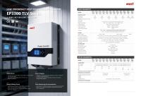 China MUST EP3300 TLV Series Low Frequency Split Phase Power Inverter 1~6KW AC110V/220V Off Grid Solar Inverter with WIFI BMS for sale