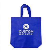 China Custom Single Color Silk Screen Printing PP Non Woven Tote Bag, Eco Reusable Promotional Non-woven Shopping Bag with Logo for sale