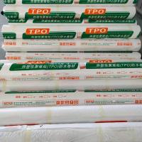 China Fully Adhered TPO Waterproof Membrane 1.5mm For Renovation Of Old Steel Roofs for sale