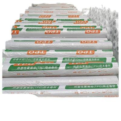 China High Tensile Strength Tpo Single Ply Roofing Membrane Heat Resistance And Durability for sale