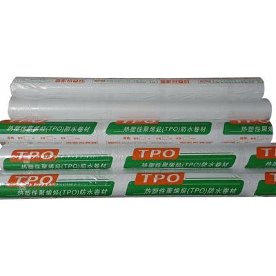 China High Peel Strength  TPO Waterproof Membrane With Strong Tensile Properties Single Ply Tpo Roof for sale