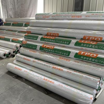 China Thermoplastic Polyolefin TPO Single Ply Roofing Membrane Waterproof Membrane for sale