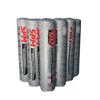 China Black Waterproofing Membrane Self Adhesive Longitudinal Elongation At Break ≥250% for sale