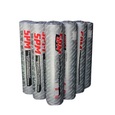 China Black Waterproofing Membrane Self Adhesive Longitudinal Elongation At Break ≥250% for sale