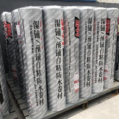 China 1.2mm * 20m * 1m Economical And Practical Self Adhesive Membrane Roofing For Residential Roofs for sale
