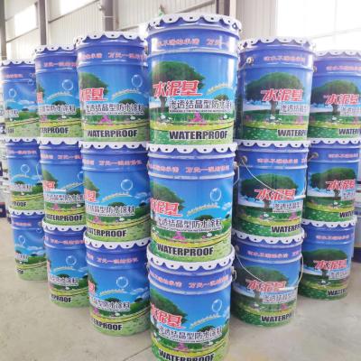 China Durable White Cement Based Waterproof Coating Permeable For Tunnels Water Pools for sale
