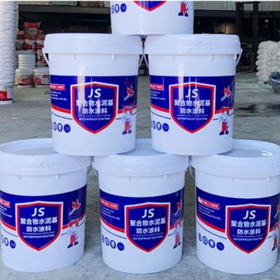 China Industrial Acrylic Modified Cementitious Waterproofing JS Waterproof Coating With Strong Adhesion Chemical Resistance for sale