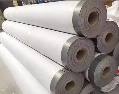 China PVC Single Ply Waterproof Membrane Sheet Fleece Backed Top-notch Solution for Flat Roofing Needs for sale