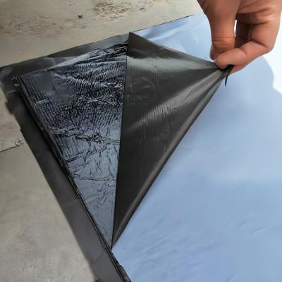 China Tensile Strength Bitumen Self - Adhesive Membrane Sheet 1.5mm Thickness For Subway Tunnel Waterproofing for sale