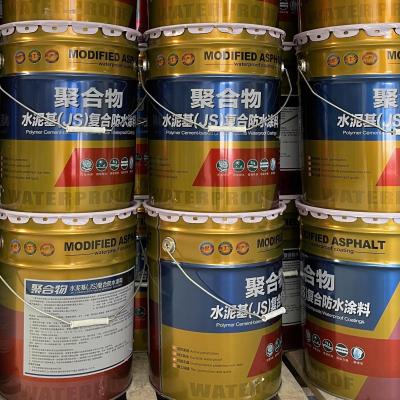 China Flexible Waterproof  Damp-Proof JS Coating  40kg for Basement or Walls for sale
