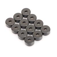 China NdFeB Magnet Round Counterbore Special Shape Black Epoxy Coating Grand N42 magnet SST test over 96 hrs for sale