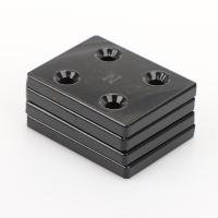 China NdFeB Rare Earth Magnets  with Epoxy coating magnet with hole industrial magnet for sale
