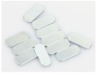China NdFeB rare earth magnet square runway high tempreture resistant Zn coating strong magnet for sale