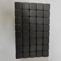 China NdFeB rare earth magnet high performance shape square black epoxy coating strong magnet for sale