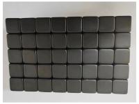 China NdFeB rare earth magnet high performance shape square black epoxy coating strong magnet for sale