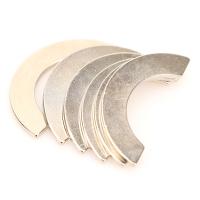 China NdFeB rare earth magnet shape arc three-layer NiCuNi coating strong magnet for sale