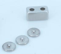 China Ni-cu-ni Coated NdFeB Magnet For Handbag Snap Button N42 Magnet Durable And Corrosion-resistant for sale