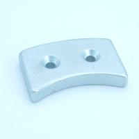 China NdFeB permanent magnet Zn Coating  shape custom magnet with hole sintered for sale