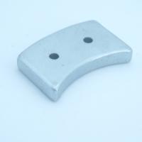 China NdFeB permanent magnet Zn Coating  shape custom magnet with hole sintered for sale