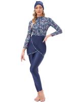 China Womens Beach Islamic Swimming Suit Ladies Conservative Swimwear Burkini for sale