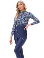 China Womens Beach Islamic Swimming Suit Ladies Conservative Swimwear Burkini for sale