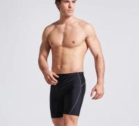 China Anti Embarrassment Mens Black Swim Trunks Five Minute for sale