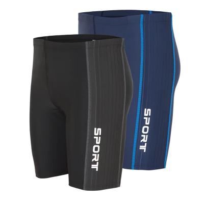 China Anti Embarrassment Gym Swim Shorts Five Minute Mens Swim Training Shorts for sale
