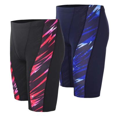 China Five Point Mens Swimming Trunks Competitive Chlorine Resistant Men'S Swimwear for sale
