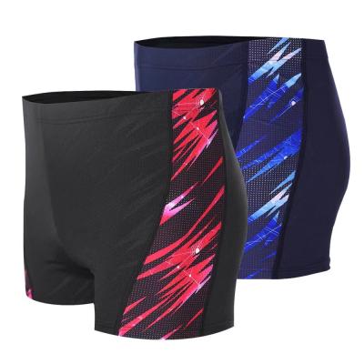 China Anti Chlorine Competitive Swimming Shorts Training Men'S Competition Swim Trunks Boxer for sale