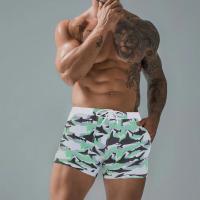 China Plus Size Mens Swimming Trunks Boxer Printed Five Point Plus Size Mens Swimsuits for sale