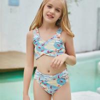 China Fish Digital Printing Children'S Swimming Suits Split Cute Girl Swimsuit Bikini for sale