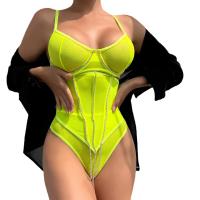 China Mesh Stitching Women'S Sexy Lingerie Bright Diamond Fashion Perspective Lady Lingeries for sale